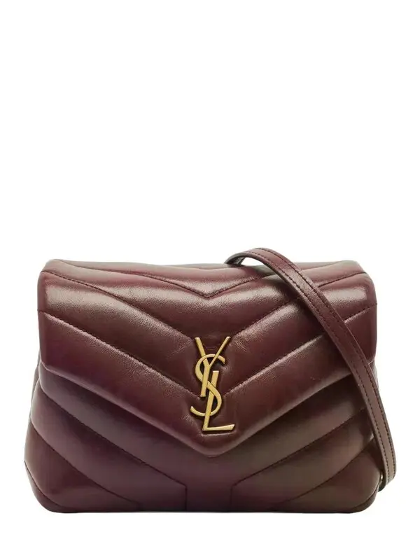 Saint Laurent Mini Loulou Shoulder Bag - Red