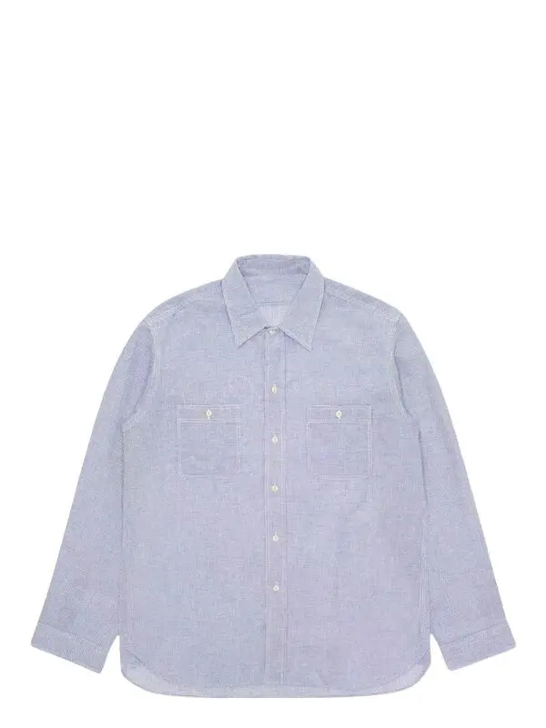 FORTELA Patch-pockets Shirt - Blue