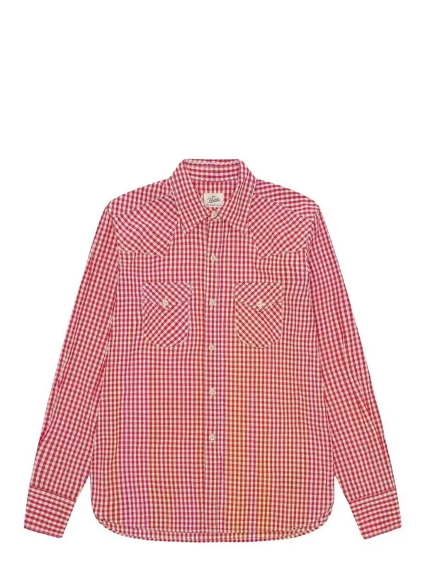 FORTELA Flap Pocket Texana Shirt - Red