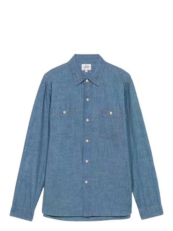 FORTELA Workj Chambray Shirt - Blue