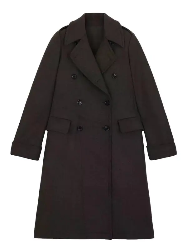 FORTELA Balbo Double-breasted Coat - Green