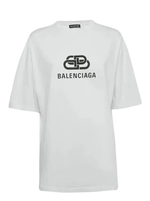 Balenciaga Logo-print T-shirt - White