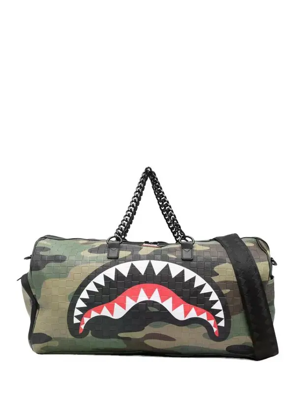 SPRAYGROUND Camouflage Pattern Duffle Bag - Green