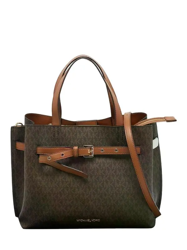 Michael Kors Emilia Monogram Tote Bag - Brown