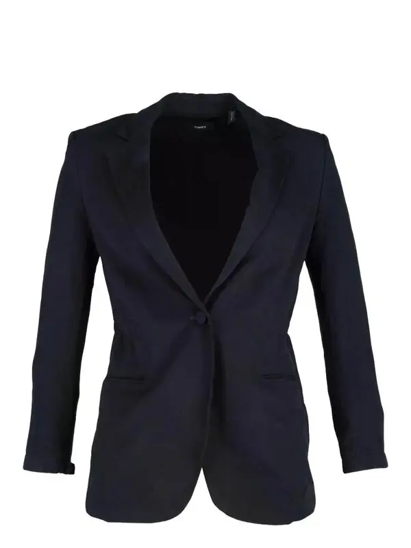Theory Elasticated Waist Blazer - Blue
