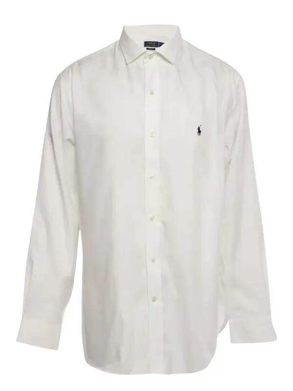 Polo Ralph Lauren Cotton Embroidered Shirt - White