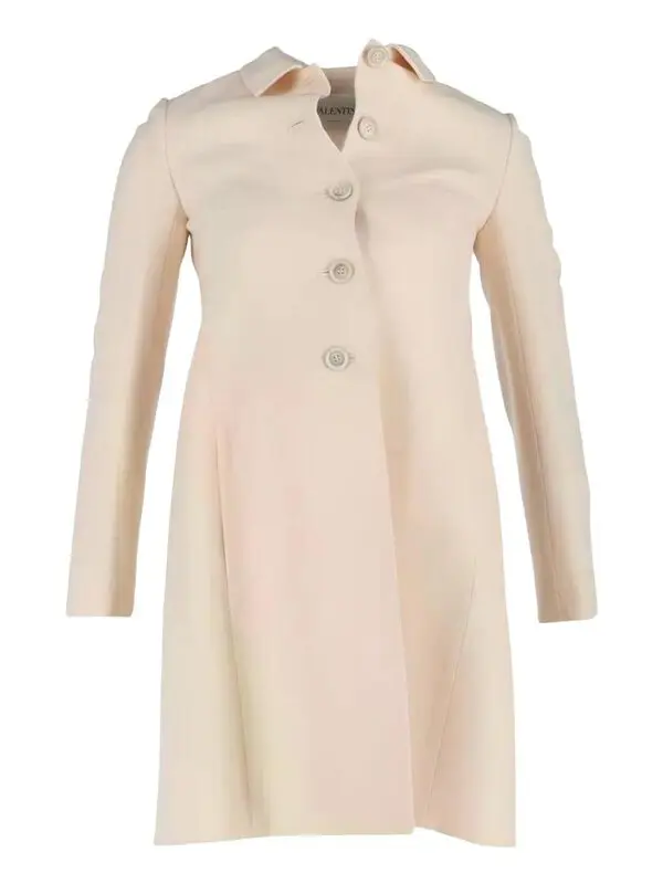 Valentino Garavani Wool Coat - Neutrals