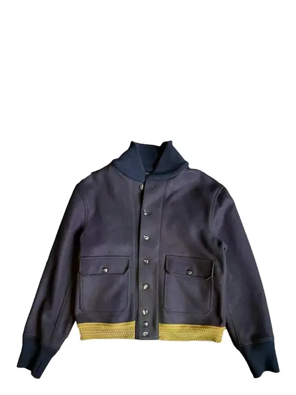FORTELA Regan Flap-pocket Bomber Jacket - Blue