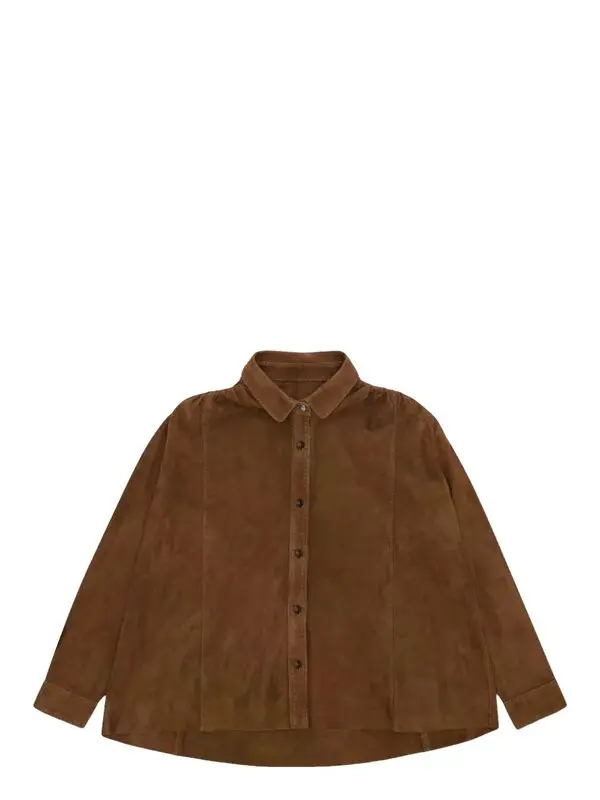FORTELA Arianna Suede Shirt - Brown