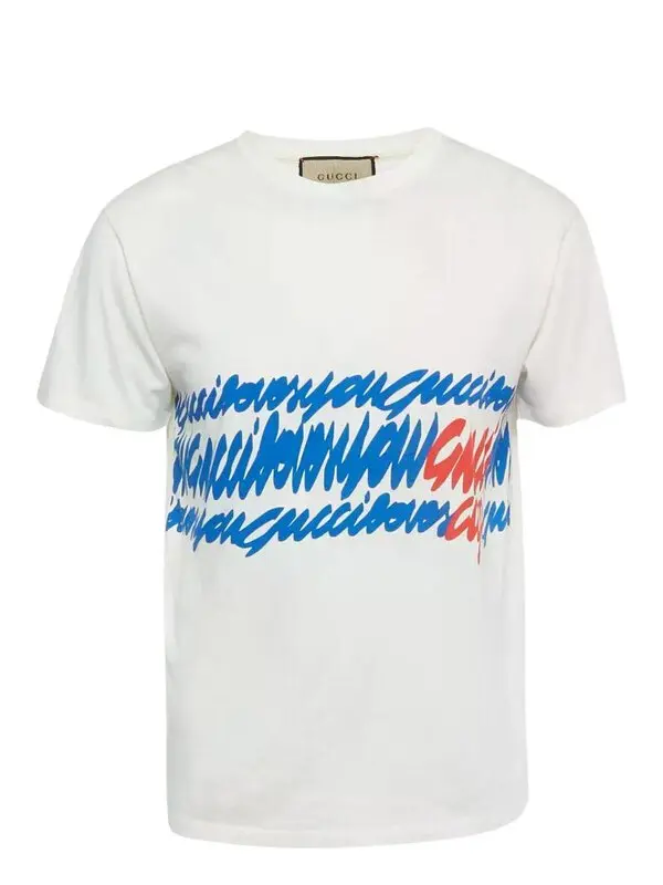 Gucci Graphic-print Jersey T-shirt - White