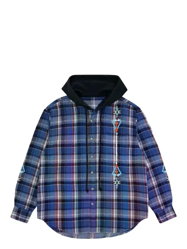 FORTELA Ashley Hooded Shirt - Blue
