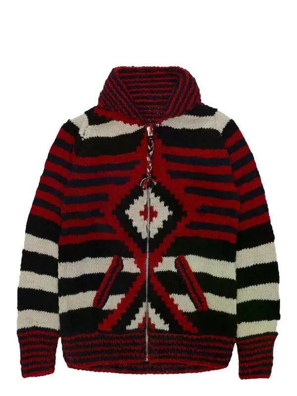 FORTELA Chamula Cardigan - Red