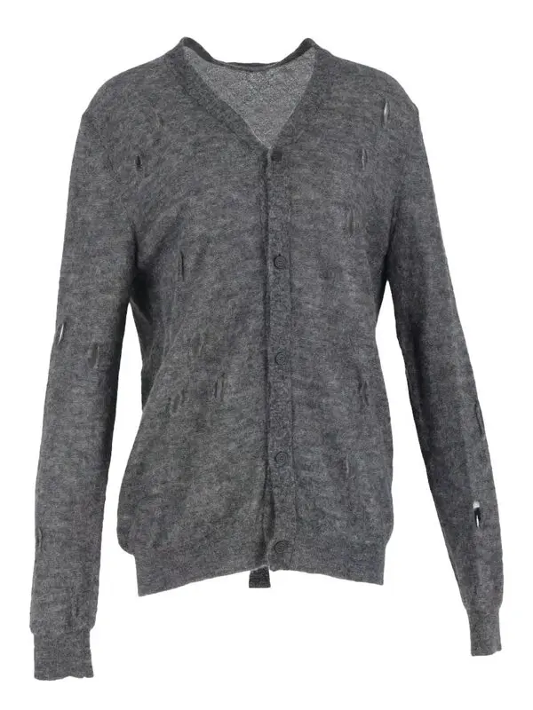 Bottega Veneta V-neck Cardigan - Grey