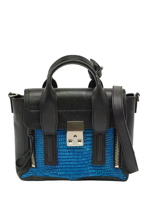 3.1 Phillip Lim Pashli Leather Satchel Bag - Black