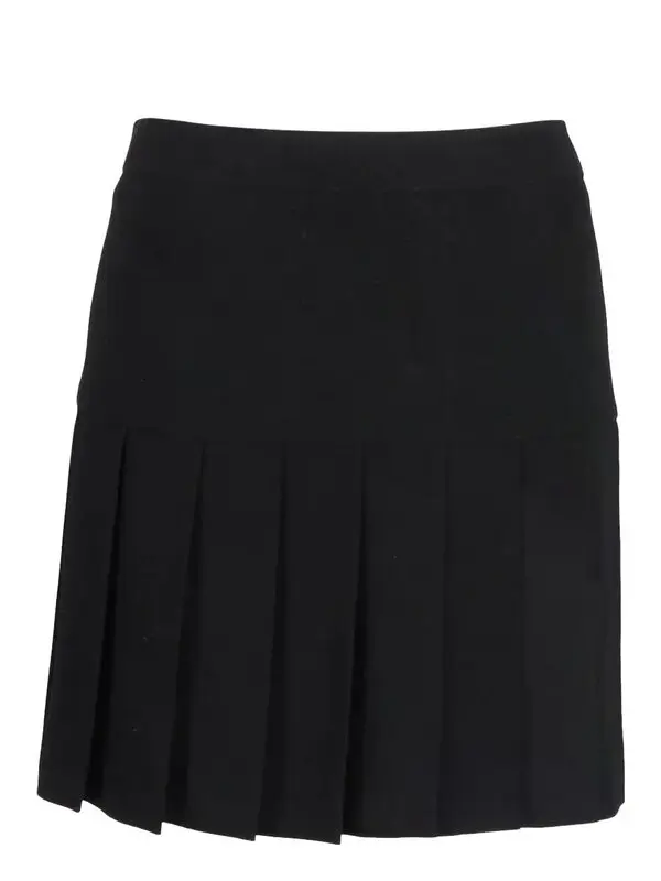 JOSEPH Pleated Mini Skirt - Black
