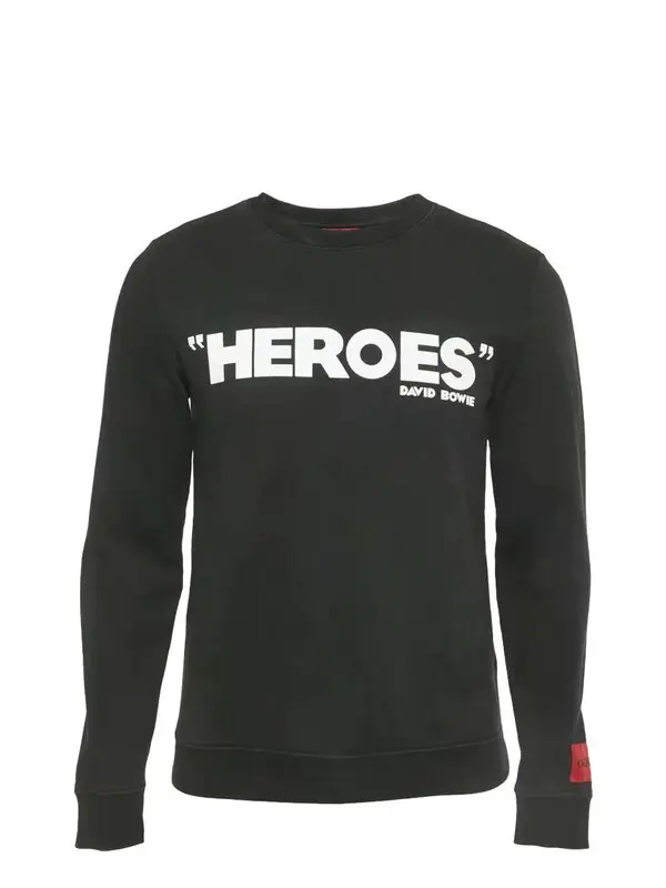 Hugo Boss Heroes Motif Sweatshirt - Black