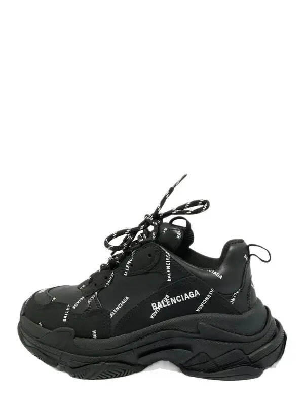 Balenciaga Lace-up Sneakers - Black