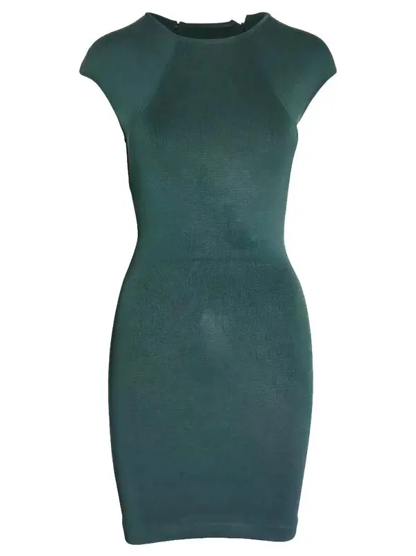 ALEXANDER WANG Cap-sleeve Bodycon Dress - Green