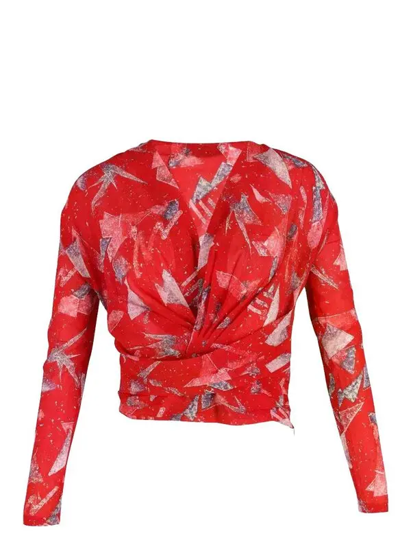 IRO PARIS Gabot Graphic-print Top - Red