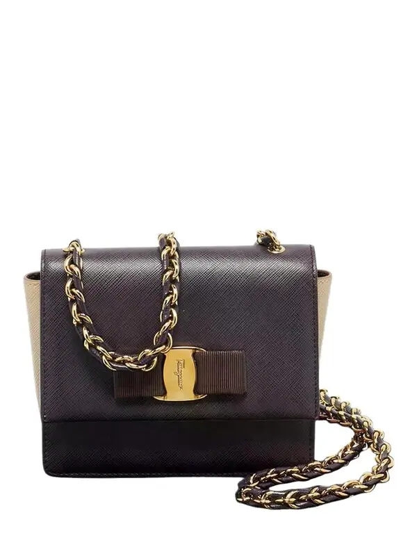 FERRAGAMO Ginny Mini Shoulder Bag - Purple