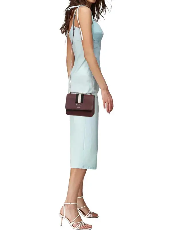 Dkny Liza Leather Mini Bag - Red