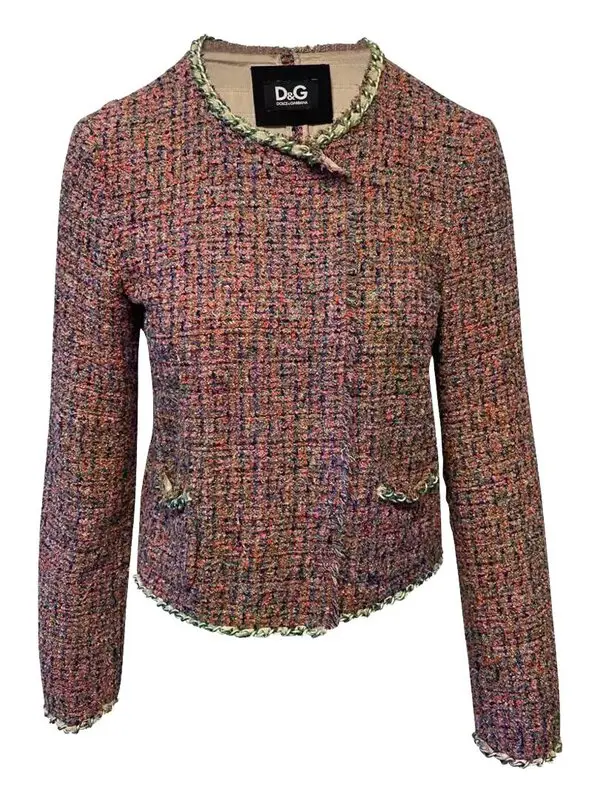 Dolce & Gabbana Tweed Jacket - Pink