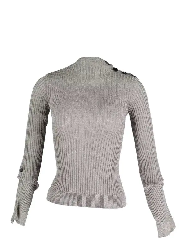 Roland Mouret Ribbed-knit Sweater - Grey