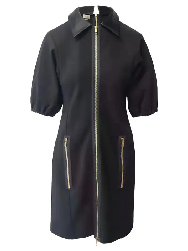Gucci Jersey Buckle Dress - Black