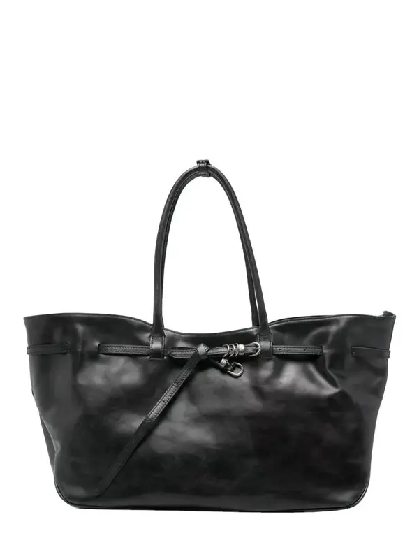 MARGESHERWOOD Large Grandma Shoulder Bag - Black