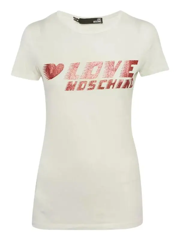 Moschino Logo-embellished T-shirt - White