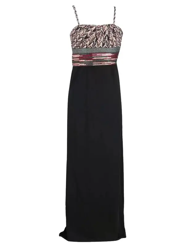 Missoni Embellished Shoulder-strap Maxi Dress - Black