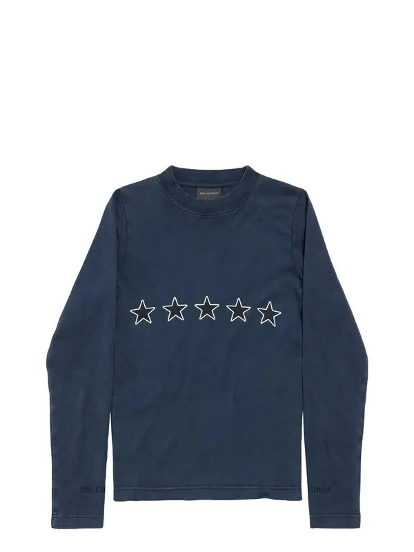 Balenciaga Cotton Top Rating Sweatshirt - Pink
