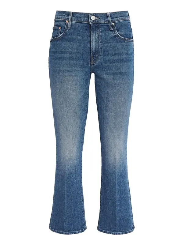 MOTHER The Insider Crop Jeans - Blue