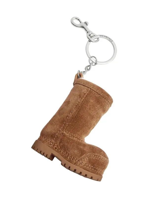 Balenciaga Alaska Boot Keychain - Brown