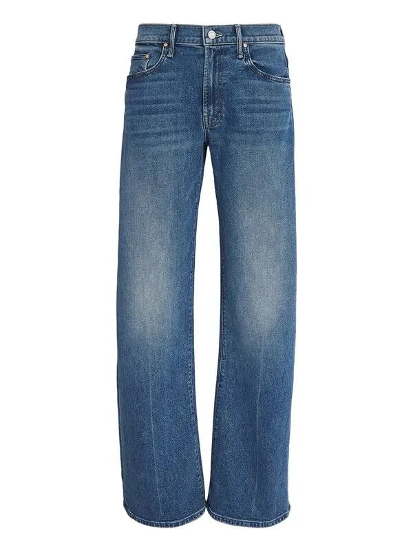 MOTHER The Lasso Sneak Barrel-leg Jeans - Blue