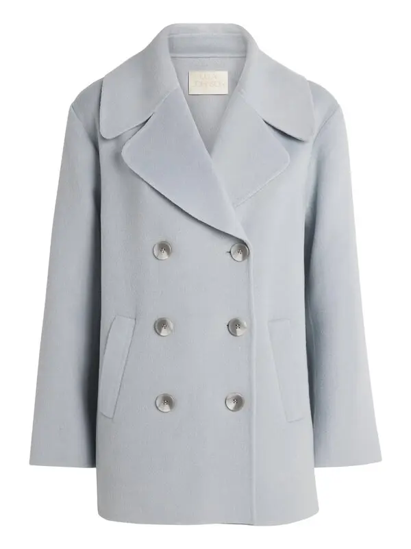 Ulla Johnson Wool-blend Diana Pea Coat - Grey