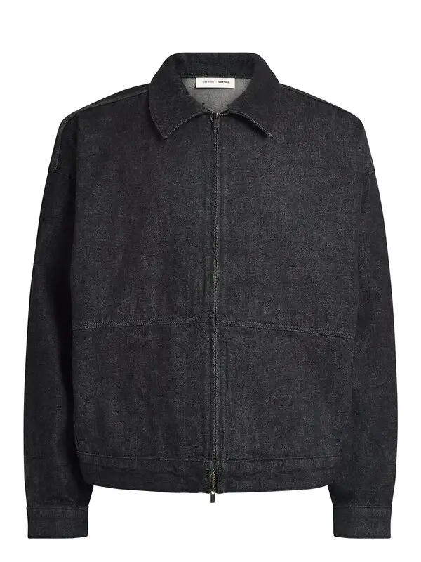 Fear Of God Trucker Denim Jacket - Black