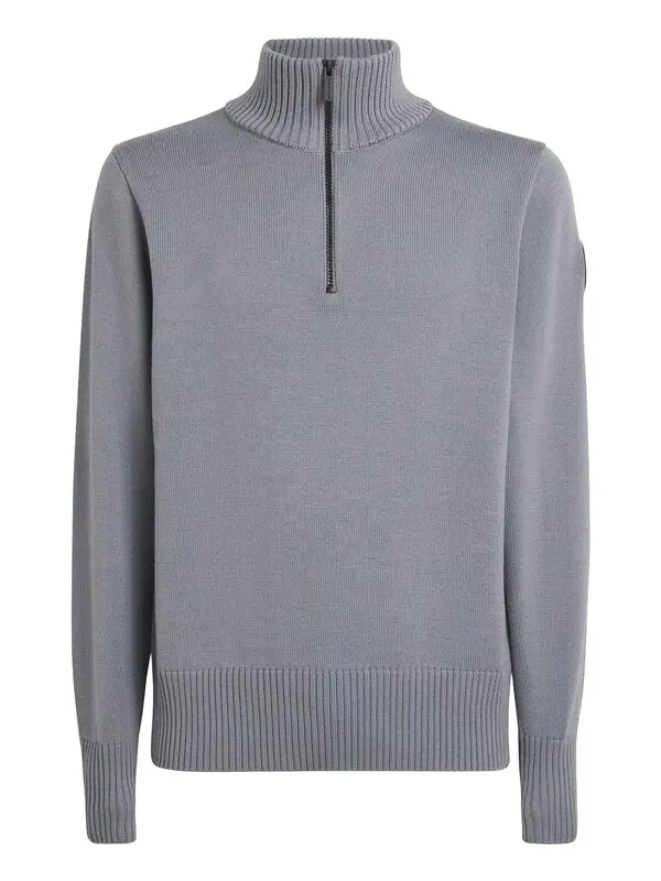 Canada Goose Rosseau Quarter-zip Sweater - Grey