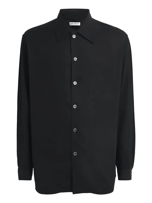 Our Legacy Poplin Shirt - Black