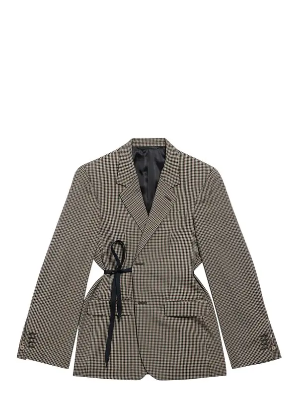 Balenciaga Wrap Blazer - Brown