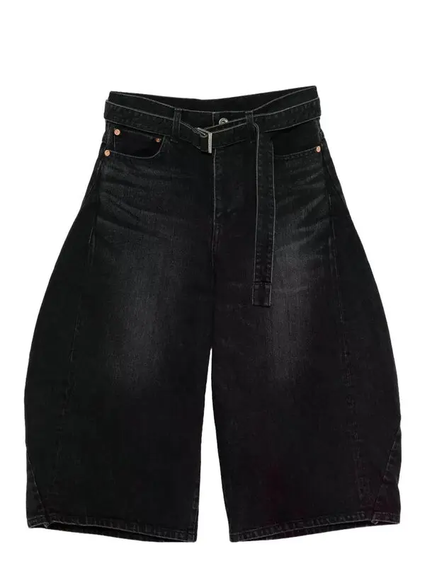 Sacai Belted Trousers - Black