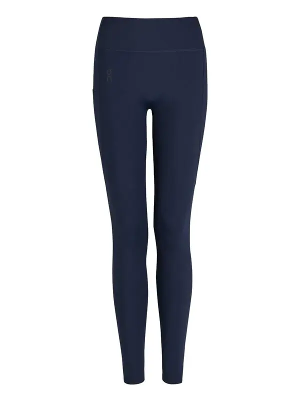 On Studio Stretch-jersey Cropped Leggings - Navy