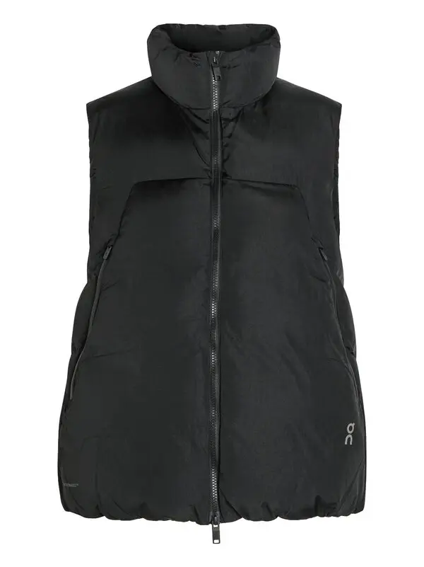 On Padded Nylon Gilet - Black