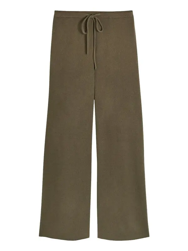 EXTREME CASHMERE X N°462 Slouch Cashmere-blend Trousers - Dark Green