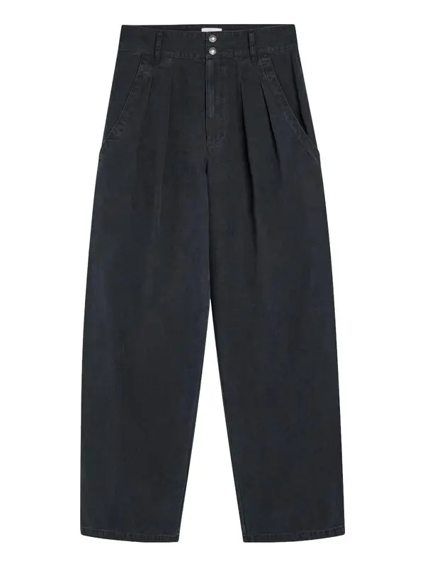 Isabel Marant Nadine Wide-leg Trousers - Black