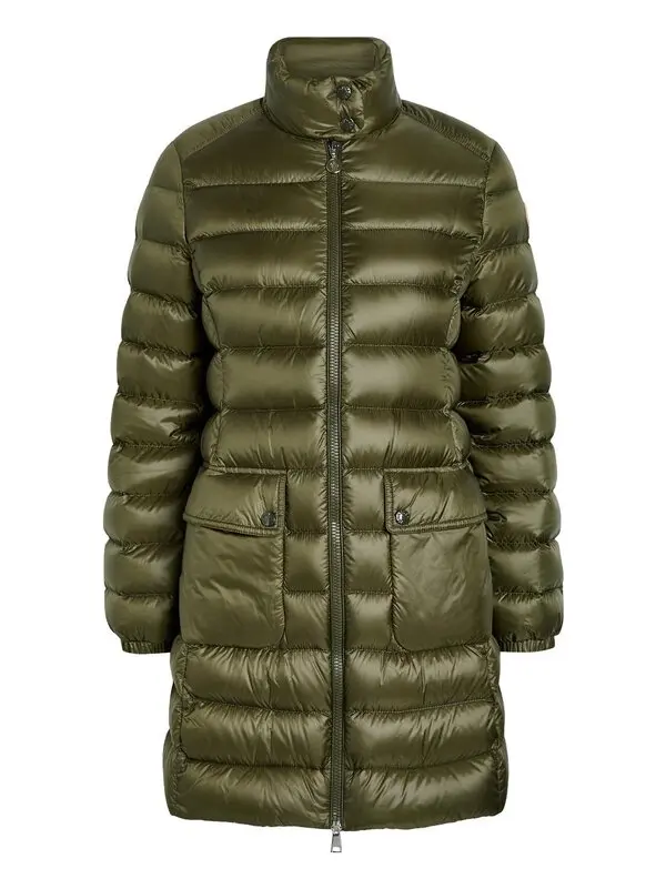 Moncler Genet Padded Shell Coat - Khaki