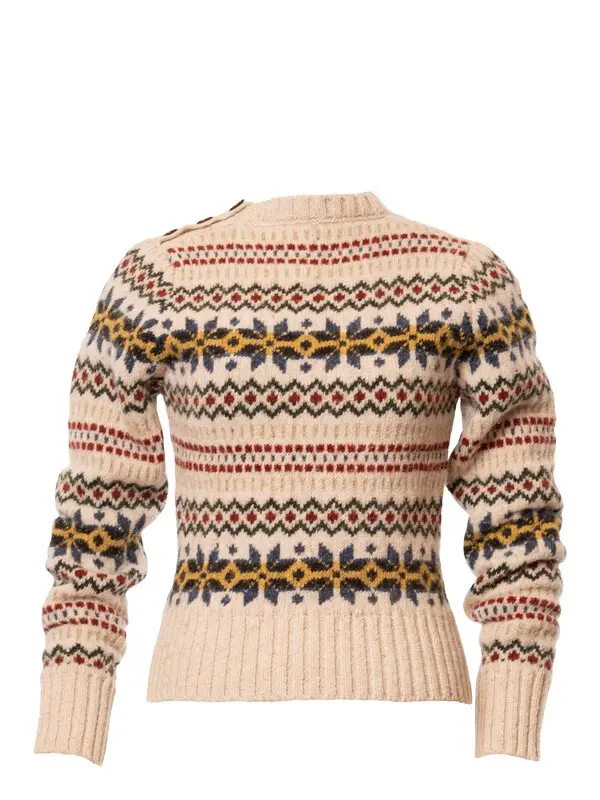 Lena Hoschek Aspen Wool-blend Sweater - Multi