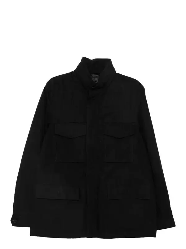 TOM FORD Band-collar Jacket - Black