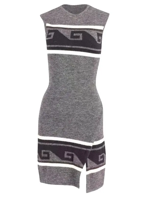 ISABEL MARANT VINTAGE Sleeveless Knitted Dress - Grey