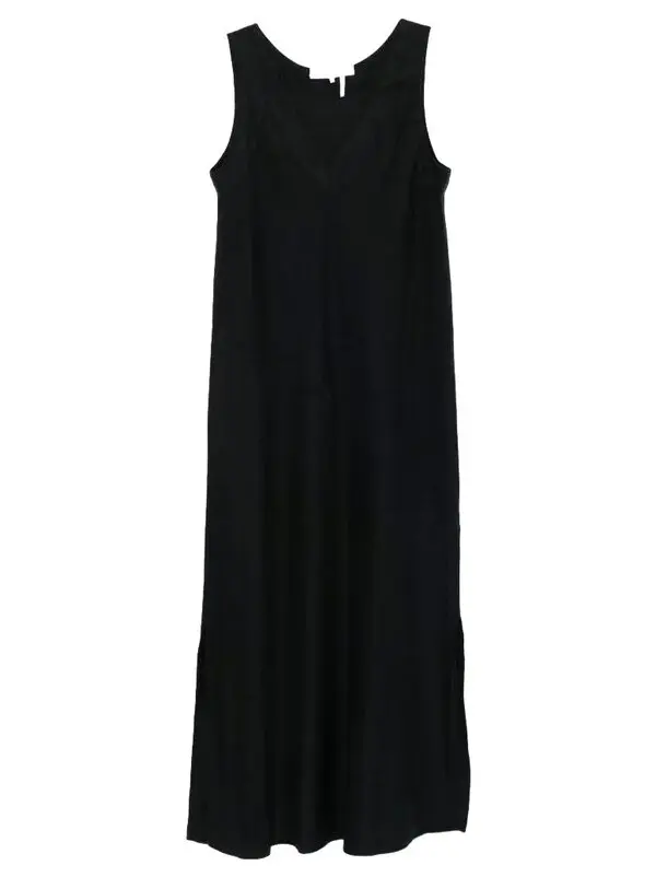 Dkny V-neck Maxi Dress - Black